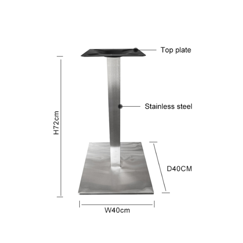 Stainless Steel Custom Restaurant Table Base - Buy Custom Stainless ...